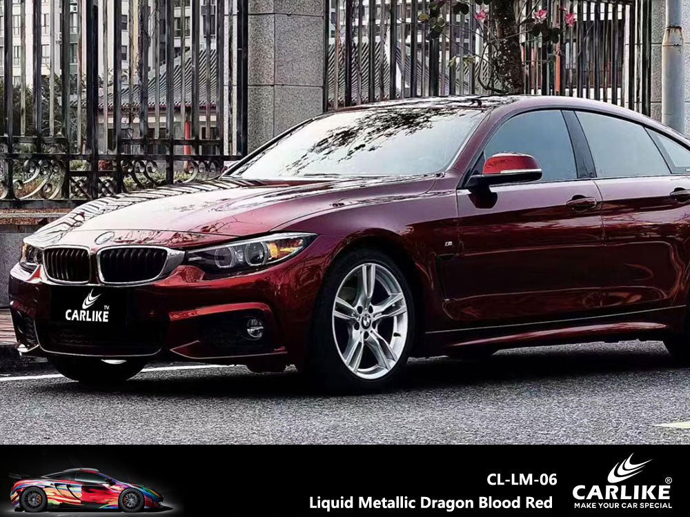 Liquid Metallic Dragon Blood Red Car Body Wrap Vinyl Factory Price ...