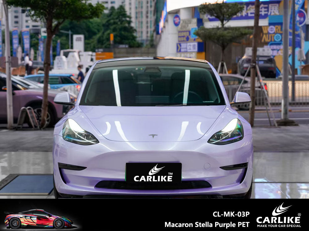 Macaron Stella Purple Vinyl PET Liner Car Wrap Film – BlackAntVinyl